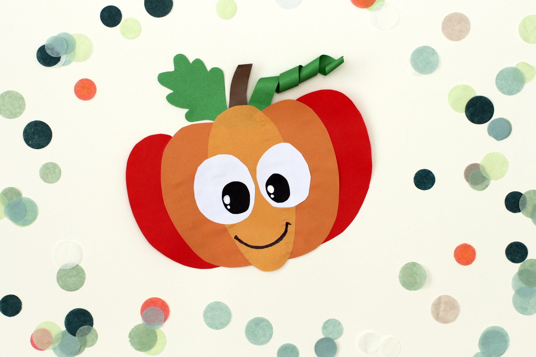 Pyssla en pumpa av papper - Pyssla med Viktoria