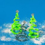 Pyssla julgranar av piprensare - Pyssla med Viktoria